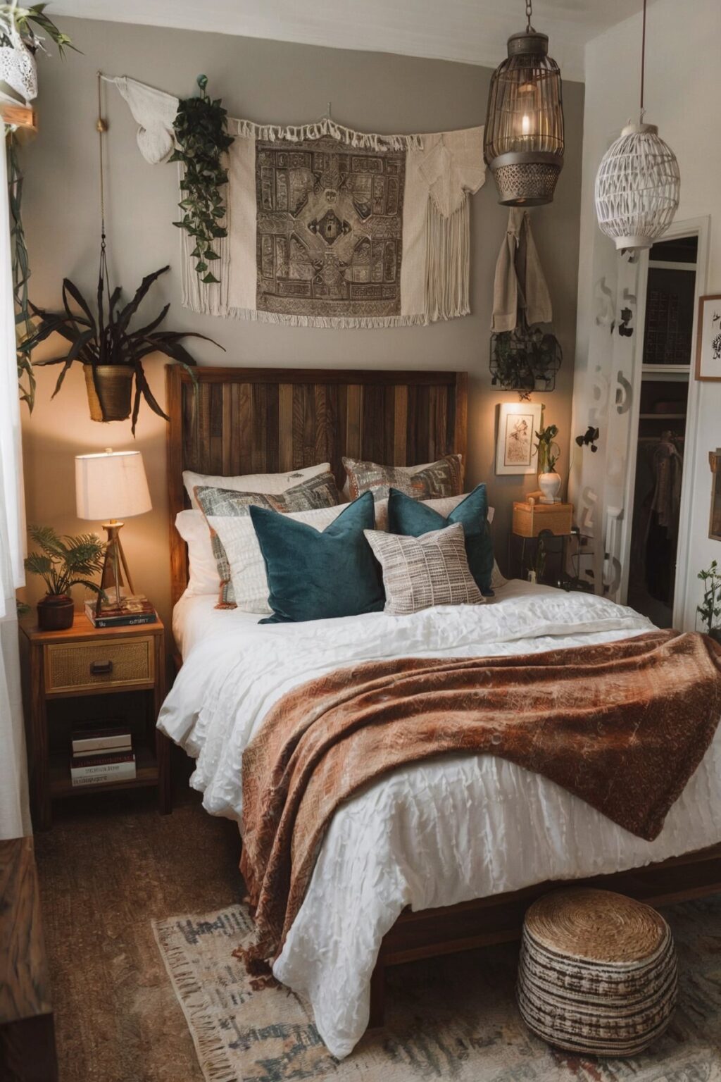 33 Charming Small Boho Bedroom Decor Ideas to Transform Your Space in ...