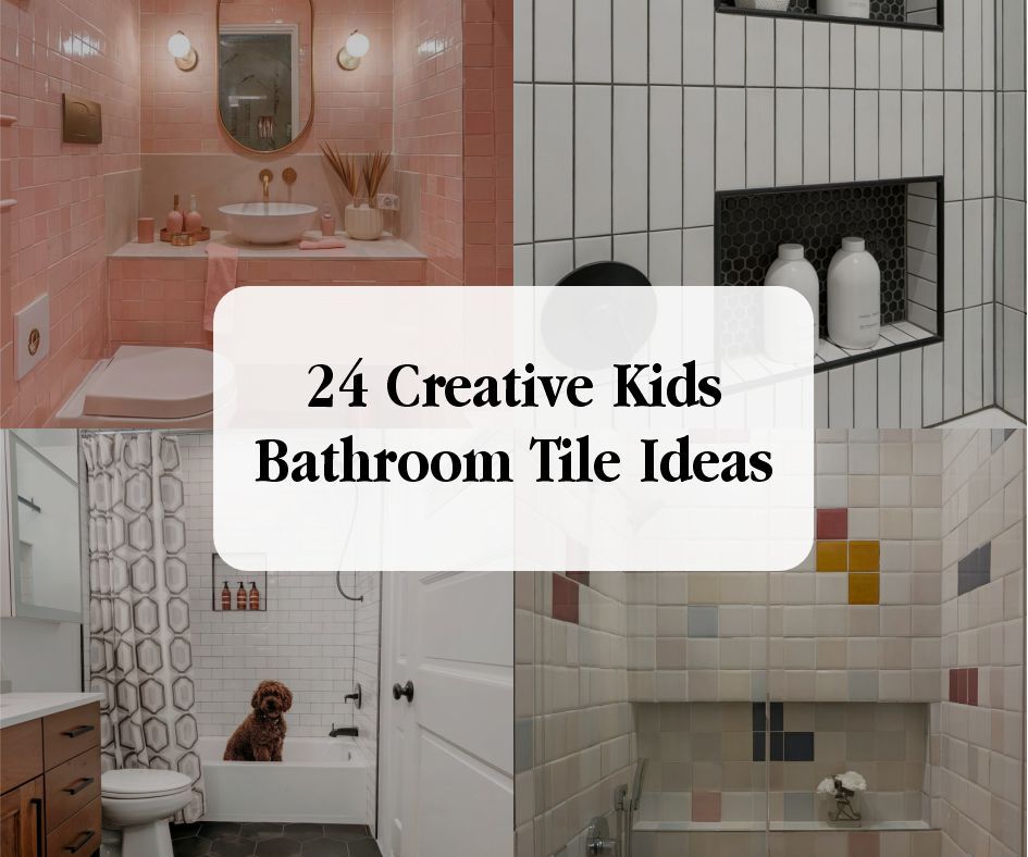 24 Fun and Creative Kids Bathroom Tile Ideas for 2024 - WholesomeCorner