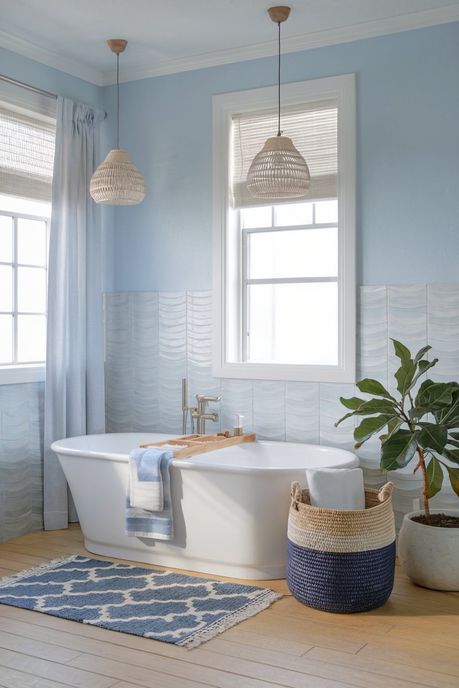32 Coastal Bathroom Tile Ideas: Bringing the Beach to Your Bath ...
