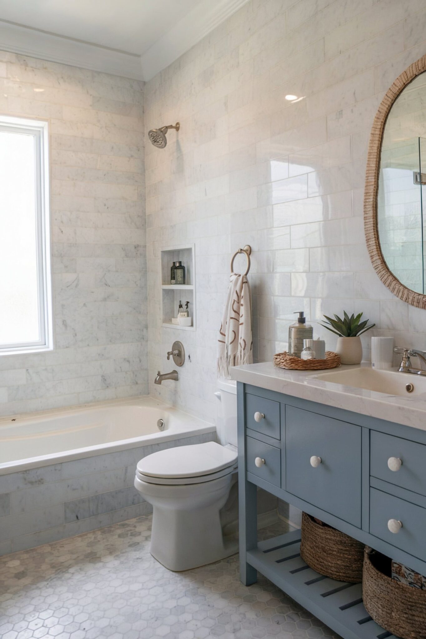 32 Coastal Bathroom Tile Ideas: Bringing the Beach to Your Bath ...